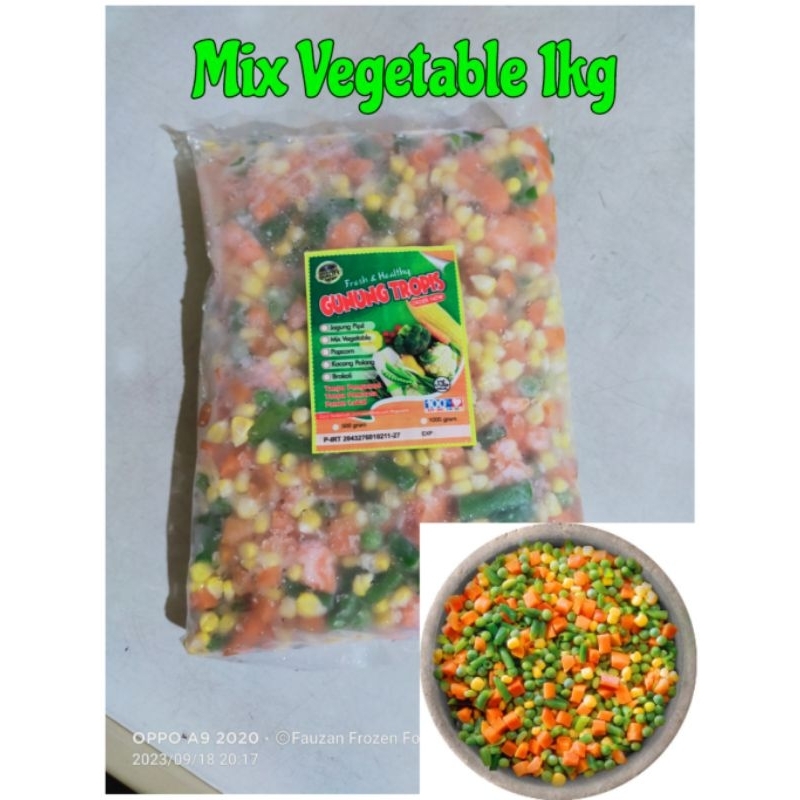 Jual Mix Vegetable 1kg | Shopee Indonesia