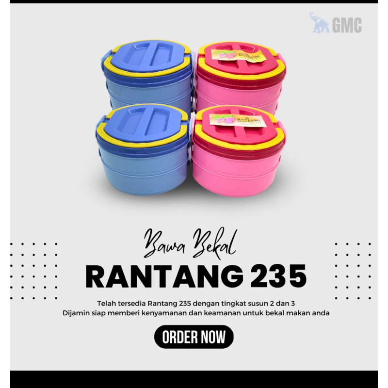 Jual Rantang makanan susun plastik | Shopee Indonesia