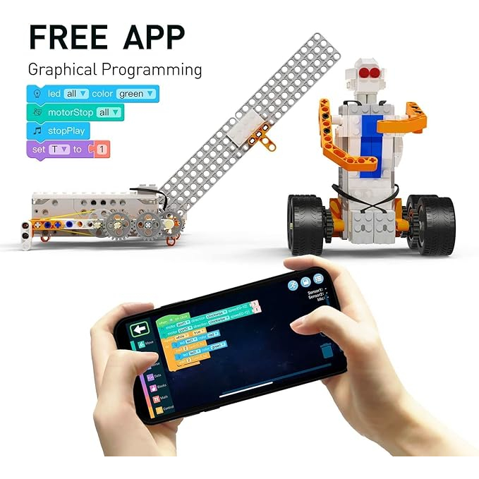 Jual Makerzoid Superbot 26 In 1 Coding Robot Kit Steam Programmable App Enabled Building Robot