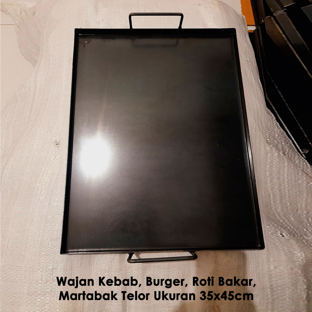Jual Wajan Burger Kebab Roti Bakar Persegi Panjang 2 Tungku 1 Tungku ...