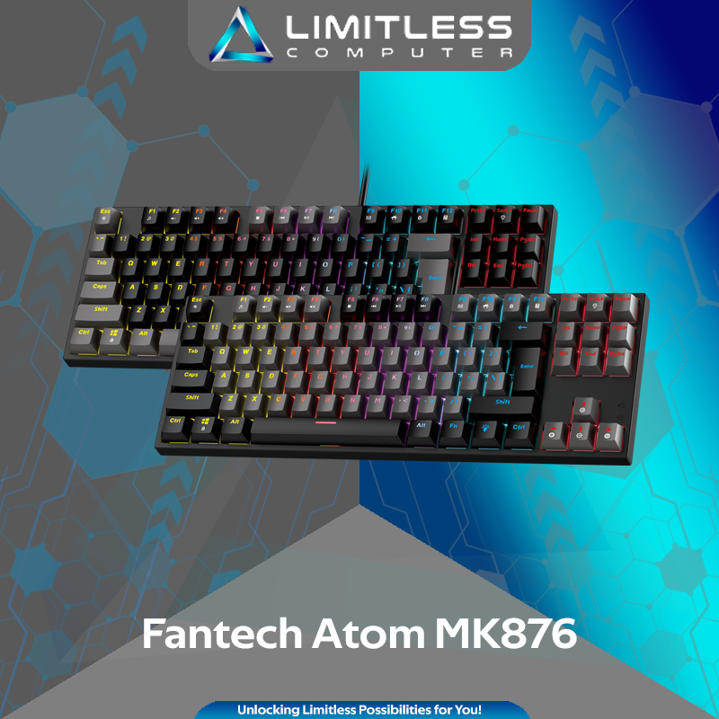 Jual Fantech ATOM MK876 TKL RGB Mechanical Keyboard Gaming | Shopee Indonesia