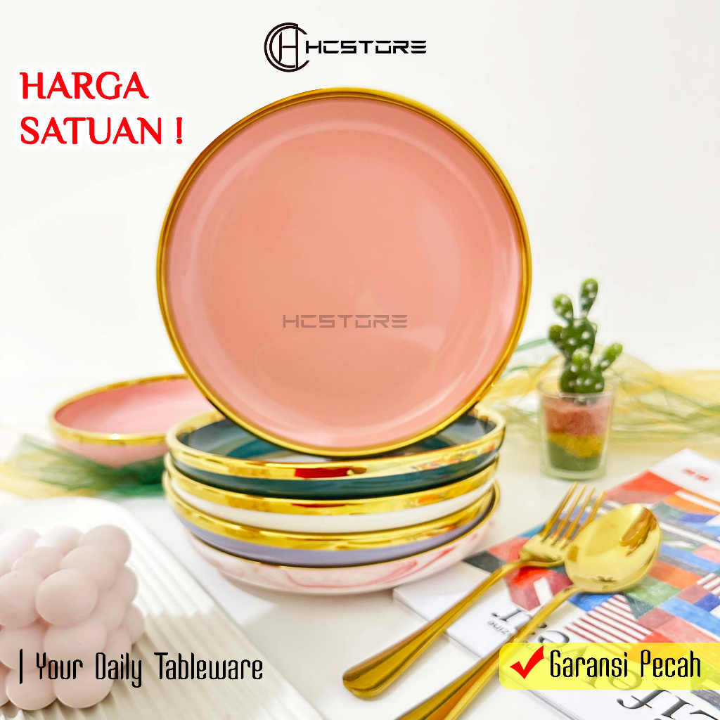 Jual HCSTORE PIRING SULTAN DINNER PLATE STEAK UKURAN 20CM dan 25CM ...