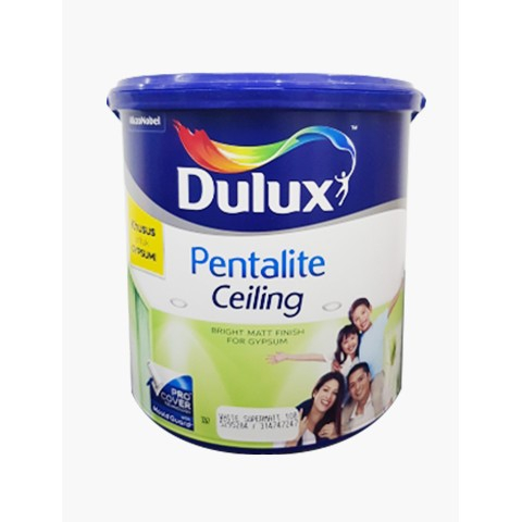 Jual CAT PLAFON/CAT GYPSUM DULUX PENTALITE CEILING SUPERMATT (25 KG ...