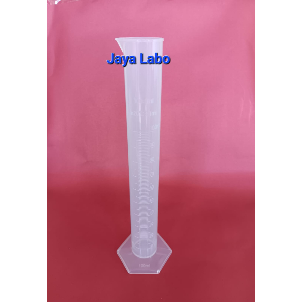 Jual RRC GELAS UKUR PLASTIK PP Vol. 100 ml/ Measuring Cylinder/ Gelas Takar | Shopee Indonesia