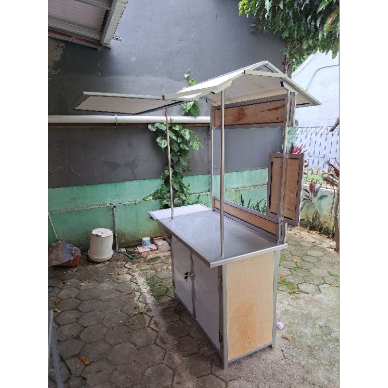 Jual Booth Portable / Lipat 1,3 Meter + Atap + Kanopi + Pintu dan Papan ...