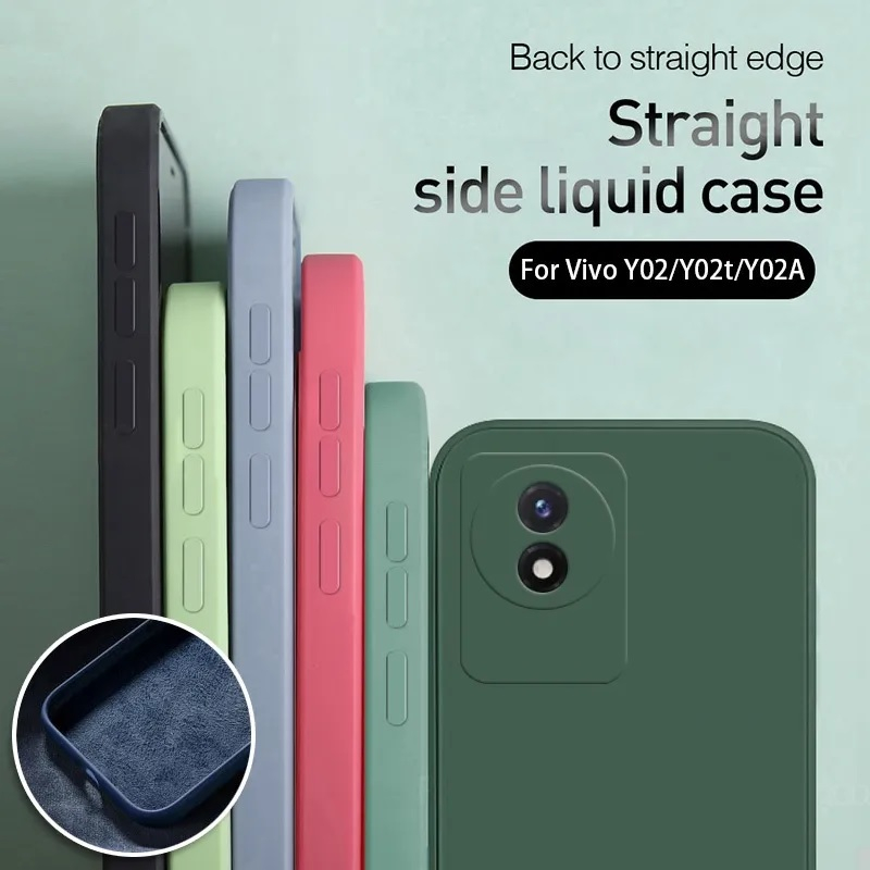 Jual Original Liquid Silicone Case For Vivo Y02 / Y02T | Shopee Indonesia