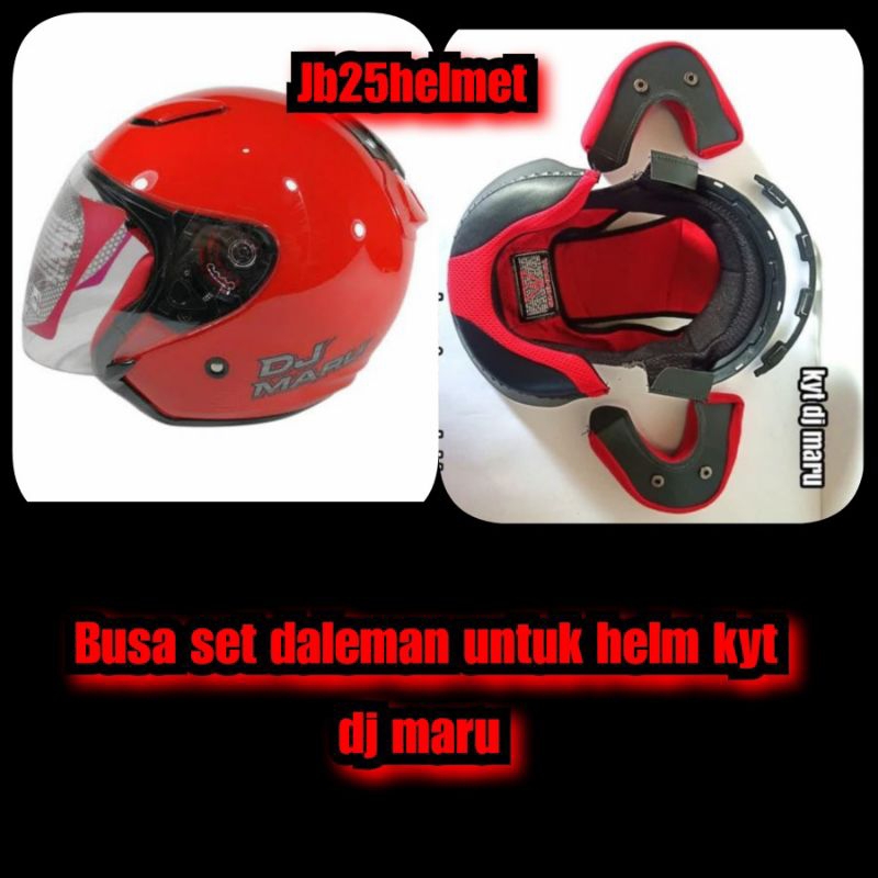Jual Busa set daleman untuk helm kyt dj maru | Shopee Indonesia