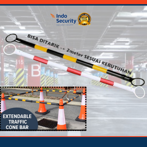 Jual Cone Bar / Cone Pole / Safety cone bar/Pembatas Kerucut 1 - 2 ...