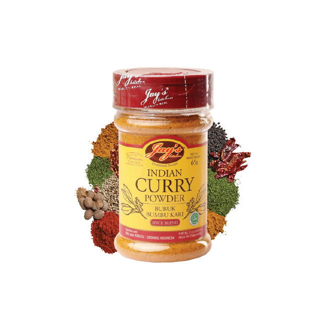 Jual Jay's Indian Curry Powder 65gr – Jays Bumbu Bubuk Kari India ...