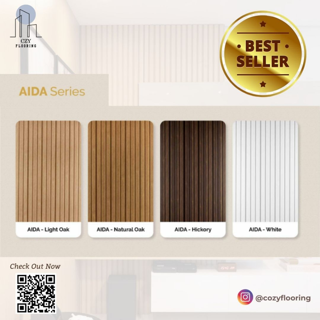 Jual Wall Panel Aida Series I Panel Dinding panjang 2,9m | Shopee Indonesia