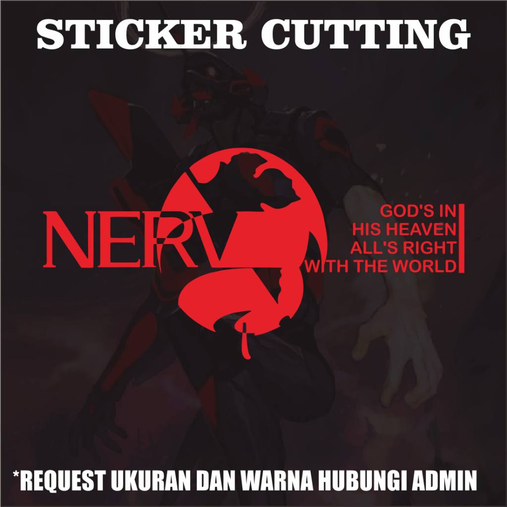 Jual Sticker Cutting Nerv / Stiker Cutting | Shopee Indonesia