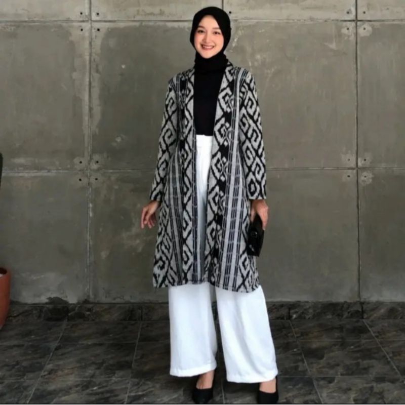 Jual Outer Longvest, Outer Tenun Etnik, Rompi Tenun, Vest Tenun, Baju ...