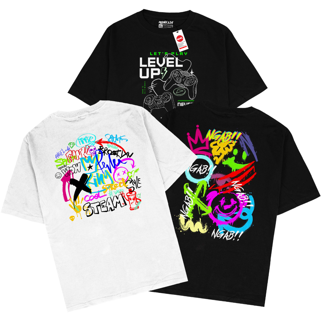 Jual BUY 1 GET 3 Ngab Kaos Distro Spesial Street Vandal Versi Hitam ... Jual BUY 1 GET 3 Ngab Kaos Distro Spesial Street Vandal Versi Hitam ...