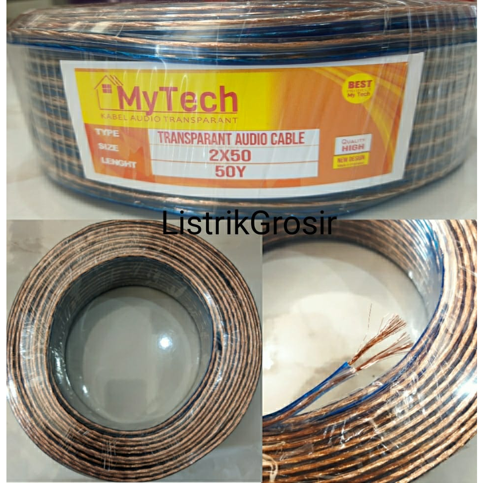 Jual MyTech Kabel Monster Bening Kabel Transparan Kabel Audio Speaker ...