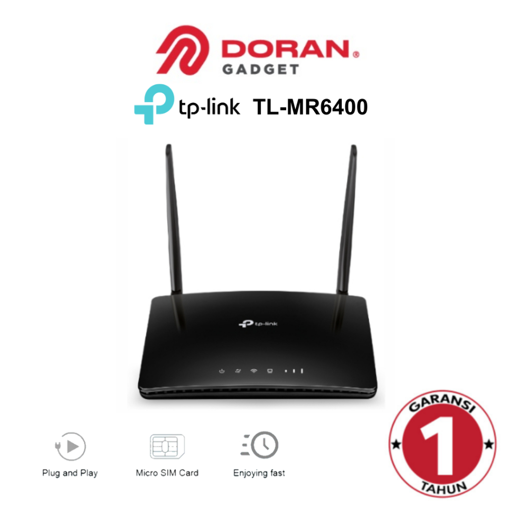 Jual Tp-Link TL-MR6400 Wireless RouteR 3G Router 4G Direct Sim Card GSM ...
