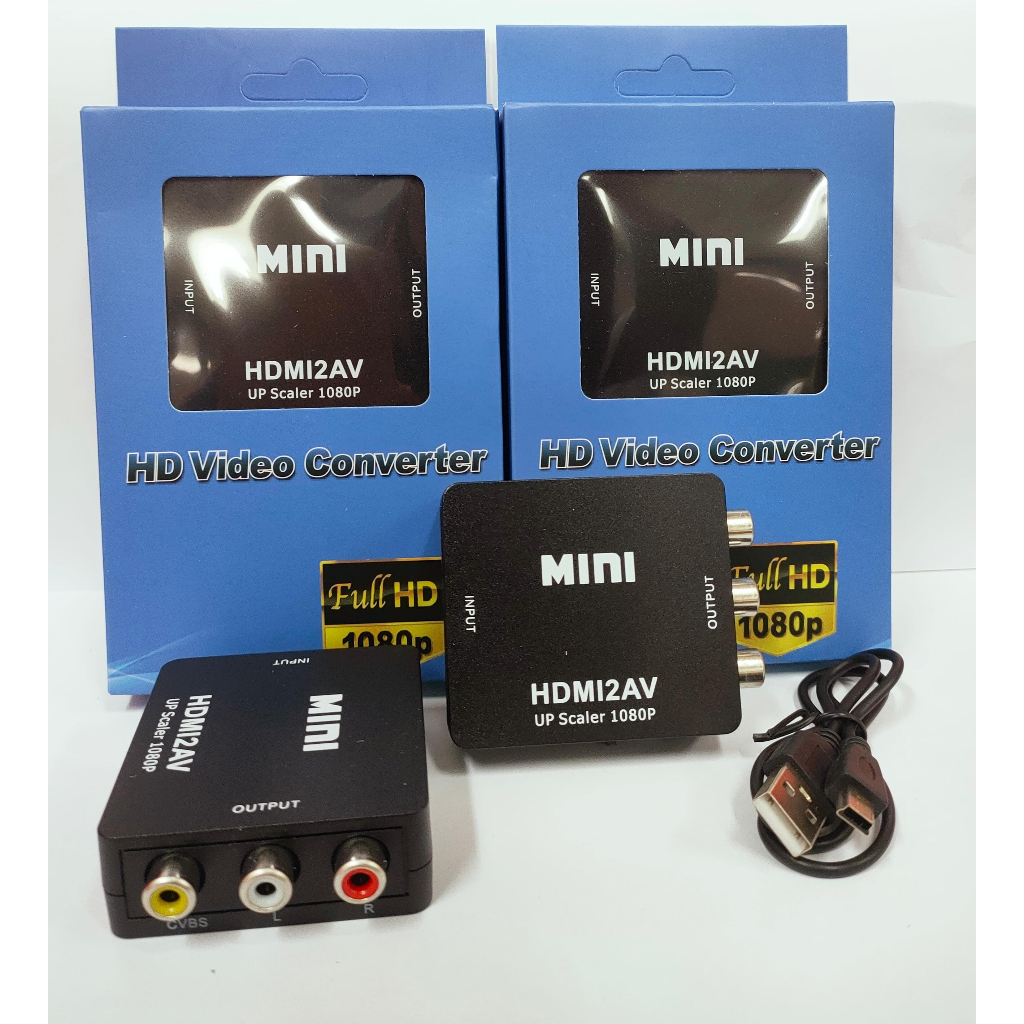 Jual Mini Converter HDMI AV / TO RCA | Shopee Indonesia