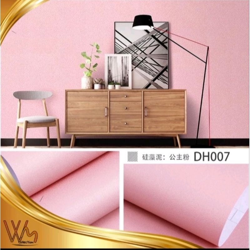 Jual wallpaper dingding Sticker motif mamer polos pastel 45×100cm ...