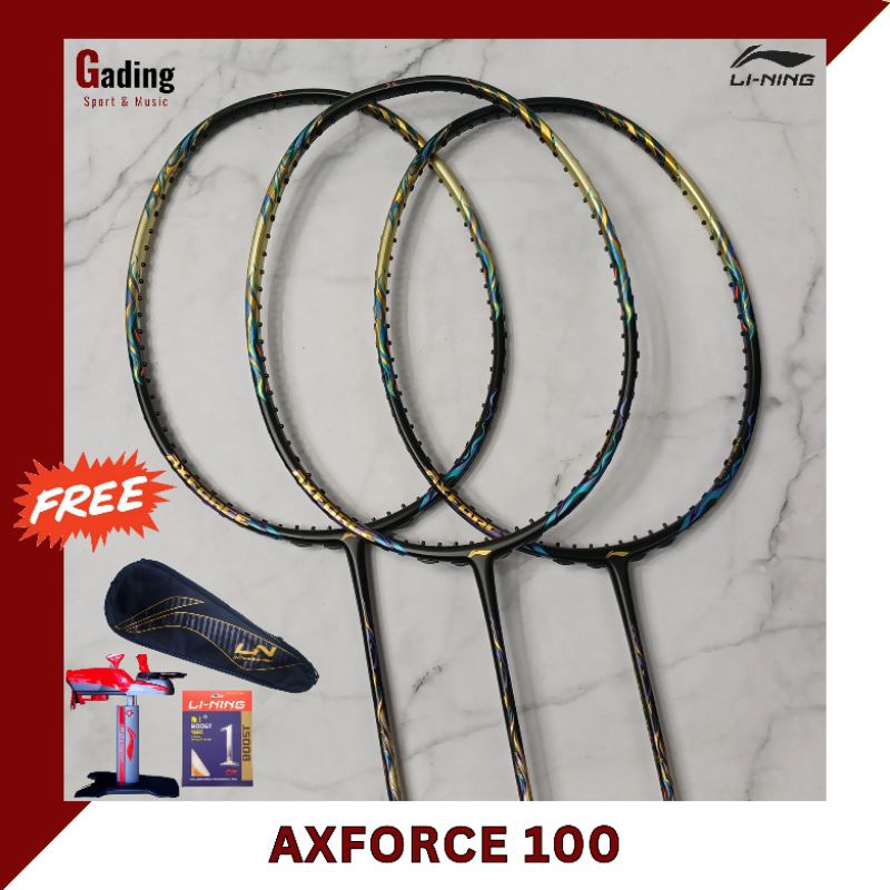 Jual Raket Badminton Lining Axforce 100 / Lining AX Force 100 Original ...