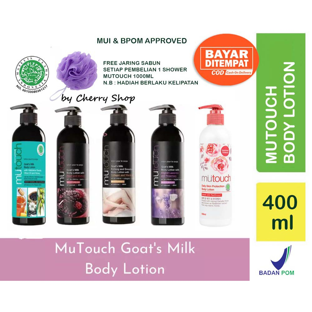 Jual MUTOUCH Body Lotion Goats Milk HABBATUS - RED SNOW - COLLAGEN ...