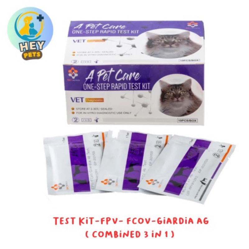 Jual Test Kit Combo FPV + FCOV + GIARDIA ag - Combo Test 3 Penyakit ...