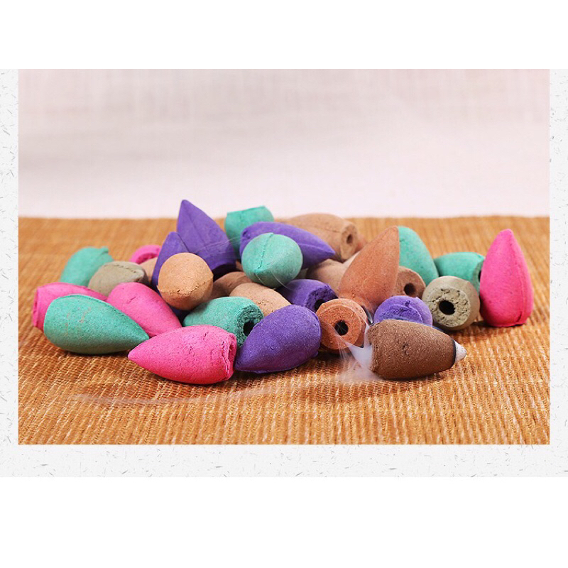 Jual 100 pcs Dupa Aroma Terapi Air Terjun Warna Warni wangi campur ...