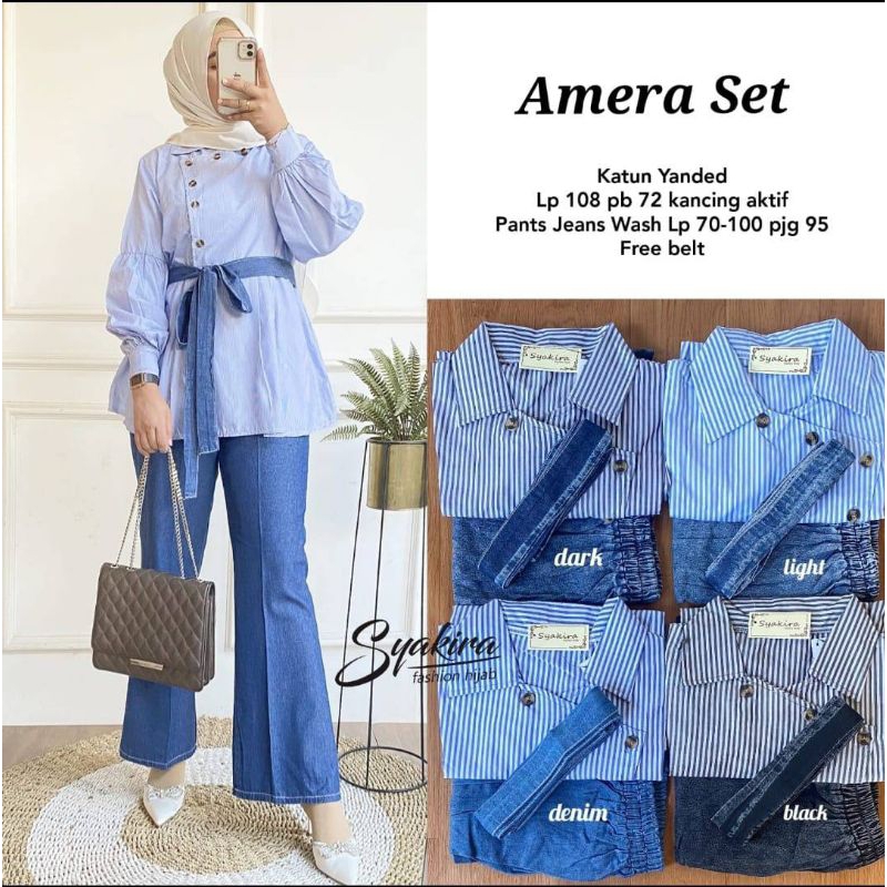 Jual AMEERA SET JEANS Z*RA ( ON MODE) | Shopee Indonesia