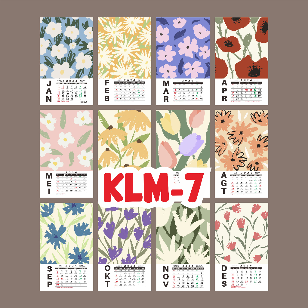 Jual Kalender Meja Mini aesthetic - kalender aesthetic desk calendar ...