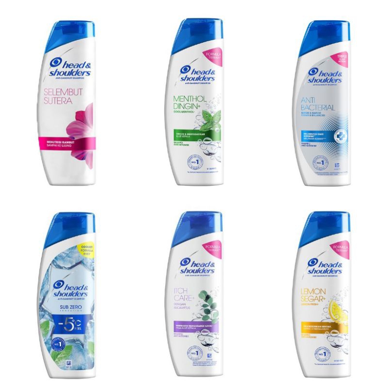 Jual HS Head & Shoulders Anti Dandruff Shampoo Cool Menthol Shampo Anti ...