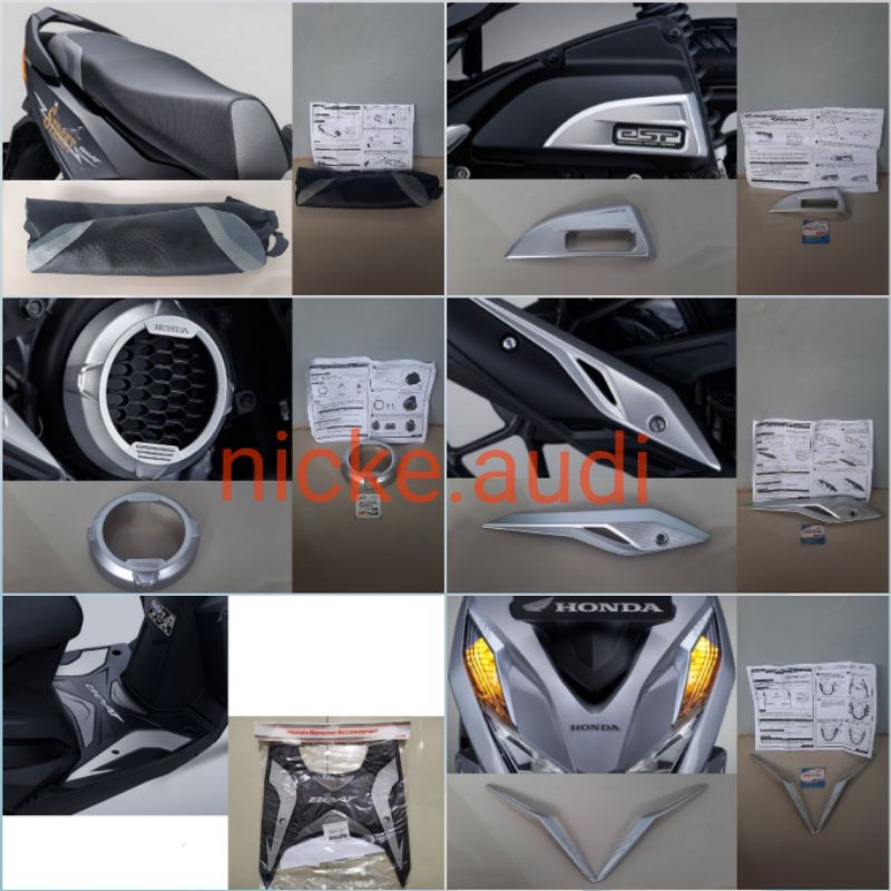 Jual Paket New Honda Beat 2021 2022 2023 Aksesories Motor Beat Deluxe ...