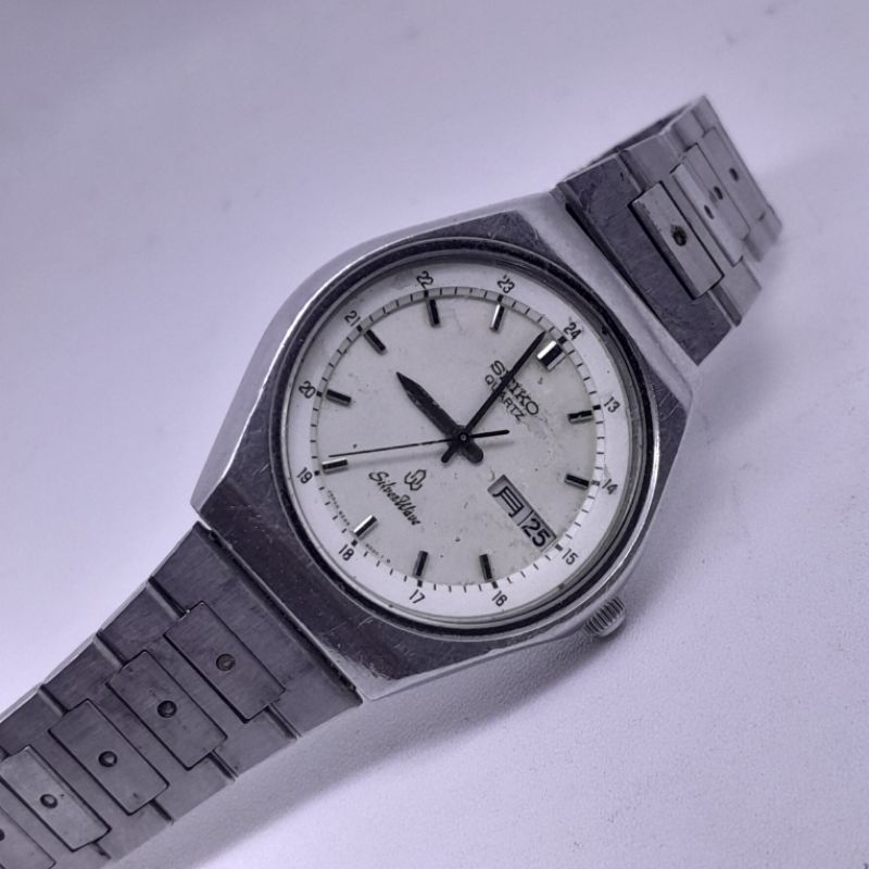 Jual Jam tangan pria Seiko quartz Silver Wave 8229 6040 | Shopee Indonesia