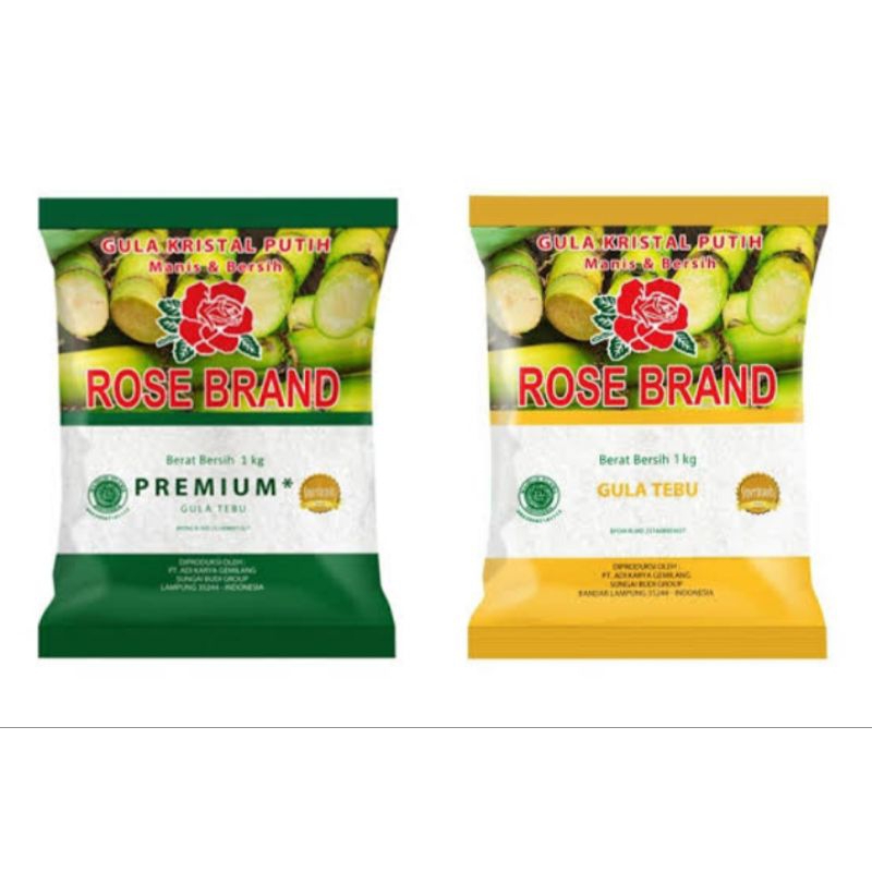 Jual rose brand gula pasir 1kg KUNING/HIJAU | Shopee Indonesia