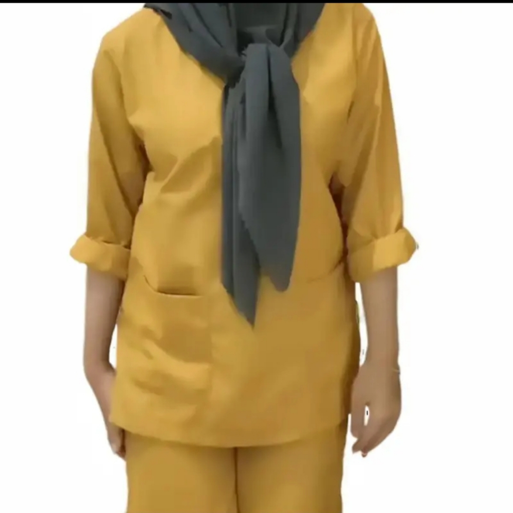 Jual TOYOBO kunyit baju jaga oka ok perawat dokter bidan nakes | Shopee ...