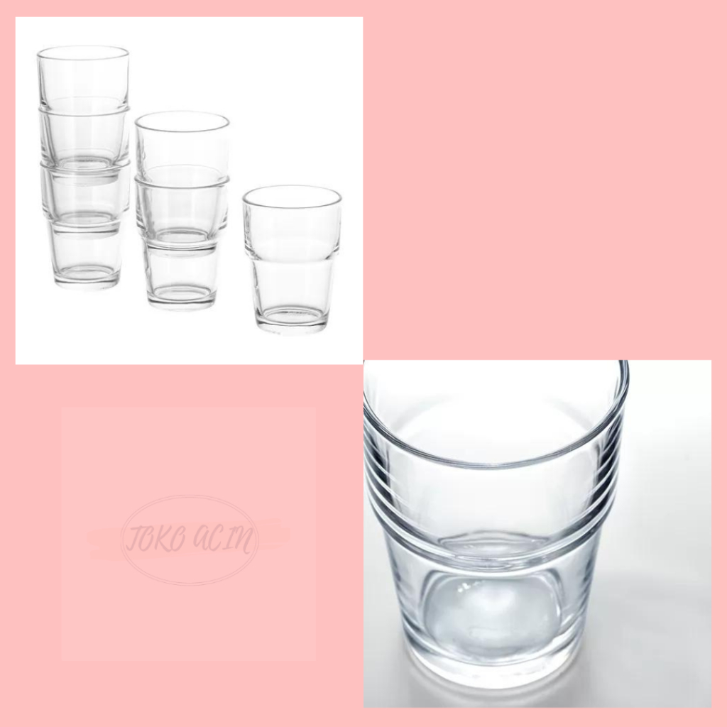 Jual [FREE BUBBLE] REKO Gelas kaca bening, 17 cl gelas kaca termurah ...