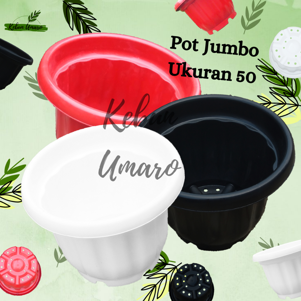 Jual Pot Jumbo Ukuran 50 / Pot Besar / Tabulampot / Pot Bigmom / Pot ...