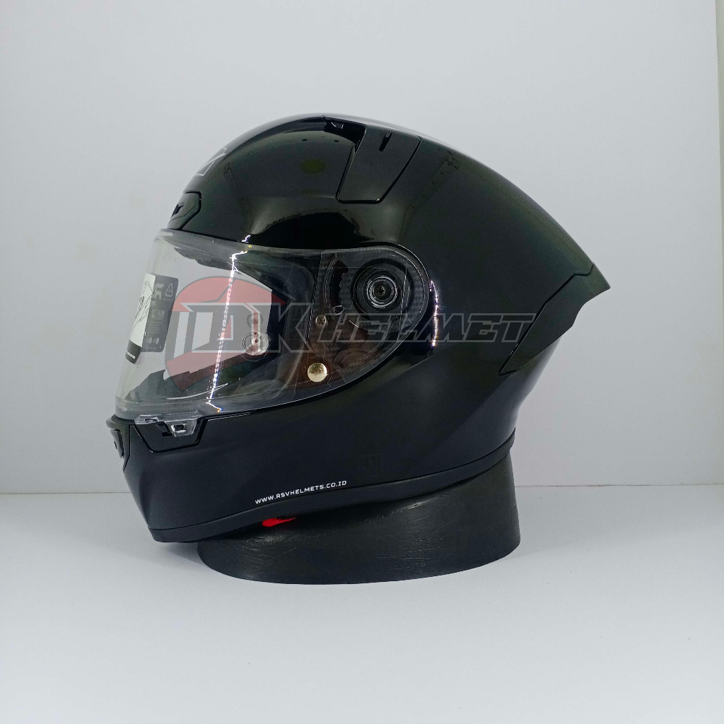 Jual HELM FULL FACE RSV FFS21 BLACK GLOSSY ORIGINAL WARNA HITAM GLOSS ...
