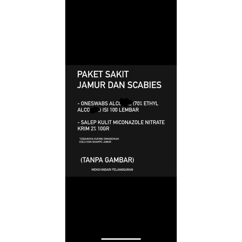 Jual Paket Sakit Jamur dan Scabies pada Kucingggg | Shopee Indonesia
