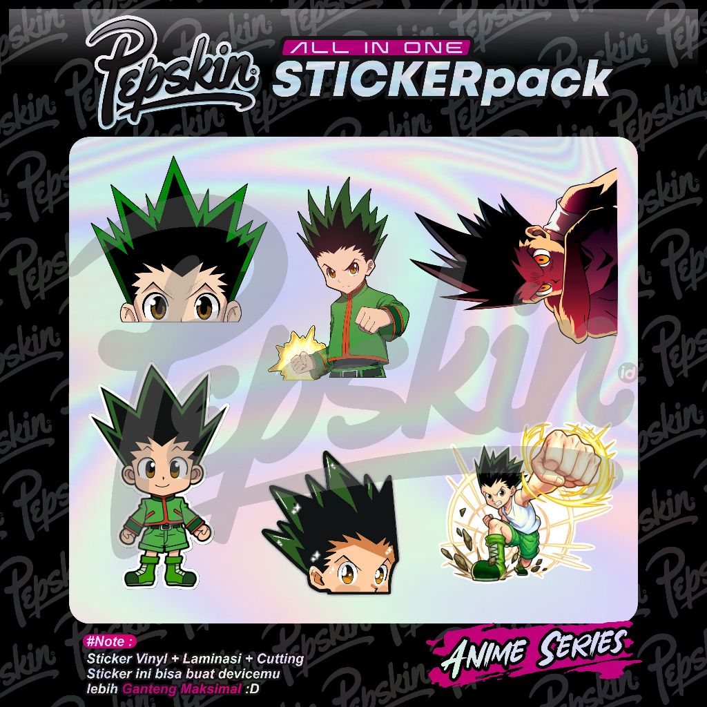 Jual Sticker Pack Hologram HXH | Shopee Indonesia