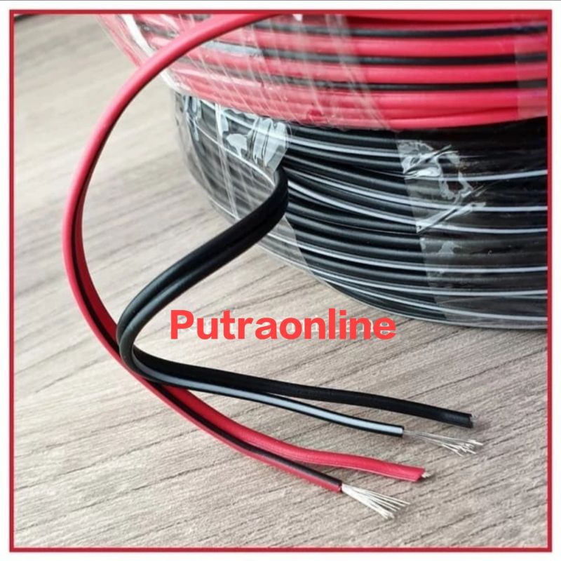 Jual Kabel Awg 2x22 40meter Serabut Tembaga Putih kabel awg 2 x 22 40m | Shopee Indonesia