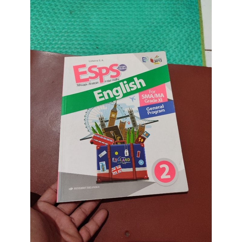 Jual esps English. general program. kelas 2 SMA. erlangga | Shopee Indonesia