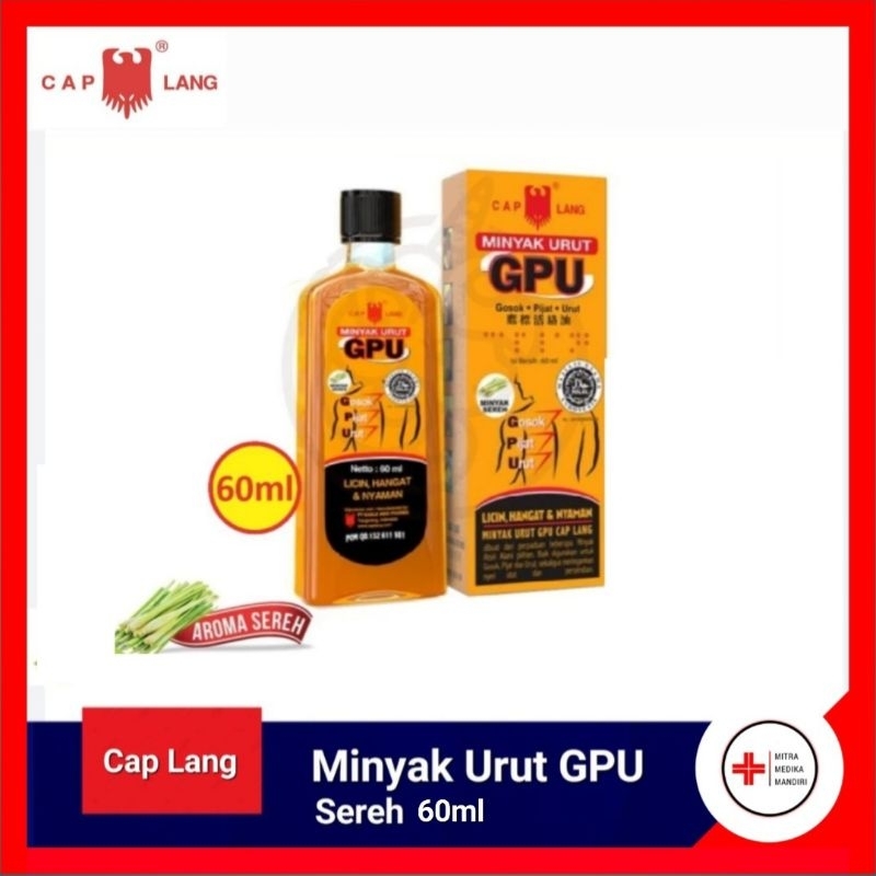 Jual Cap Lang Minyak Urut GPU Sereh / Jahe | Shopee Indonesia