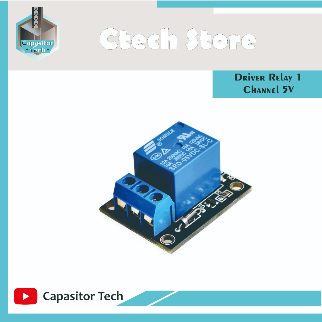 Jual Driver Relay Modul 5V 1 CHANNEL 5V KY-019 ACTIVE HIGH Aktif High ...