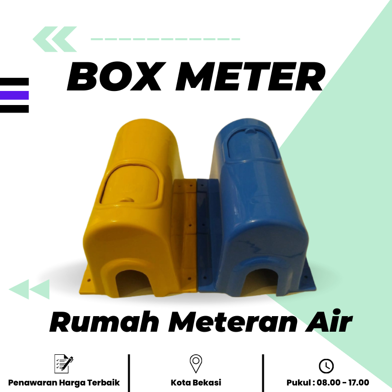 Jual Box Meter Air / Penutup Meteran Air warna Kuning dan Biru | Shopee ...