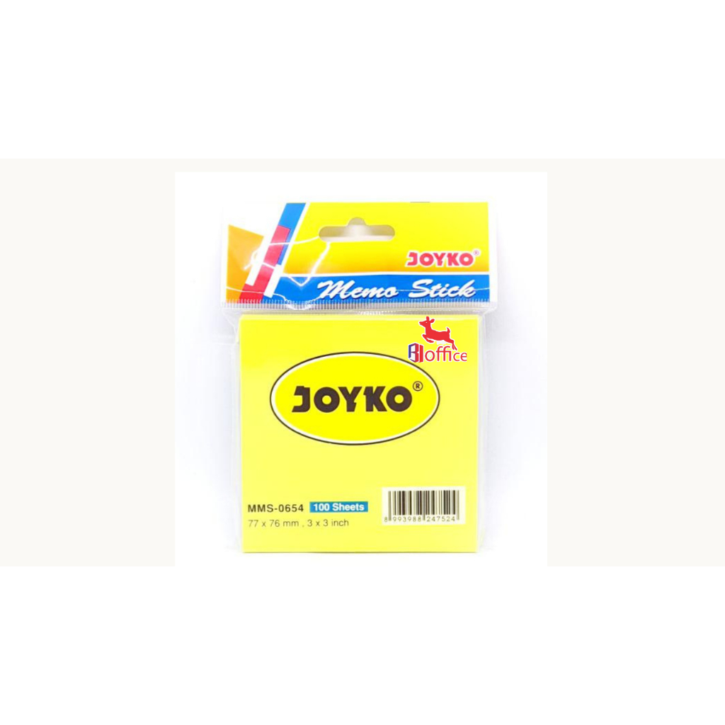 Jual JOYKO Sticky note 654 UKURAN 75 X 75 MM 654P | Shopee Indonesia
