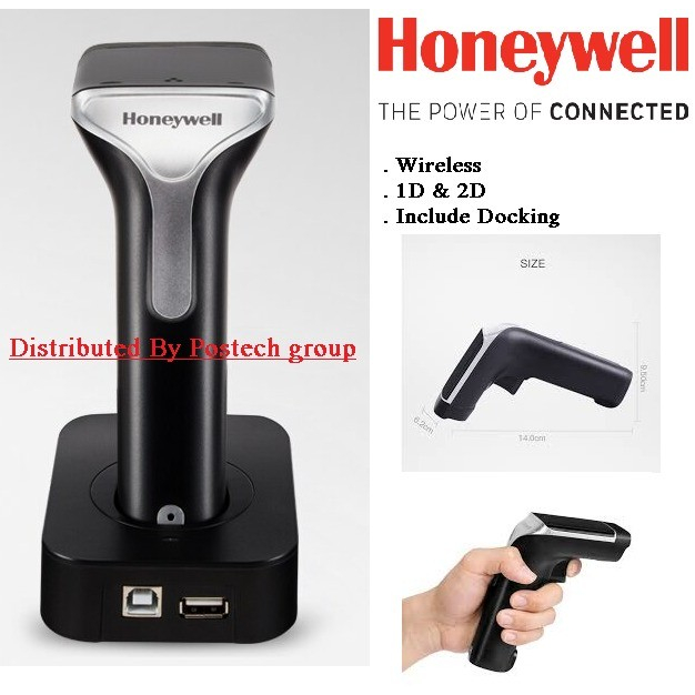 Jual Barcode Scanner Honeywell OH4503 With Docking 2D QR Code Wireless ...
