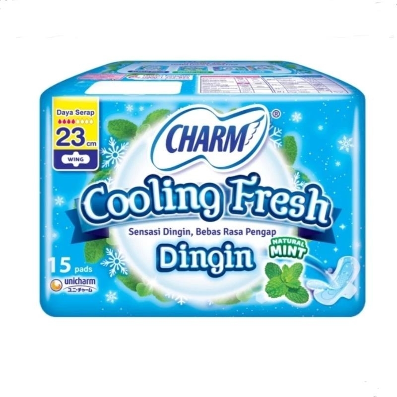Jual Charm Cooling Fresh 23cm Wing 15 Pads | Shopee Indonesia