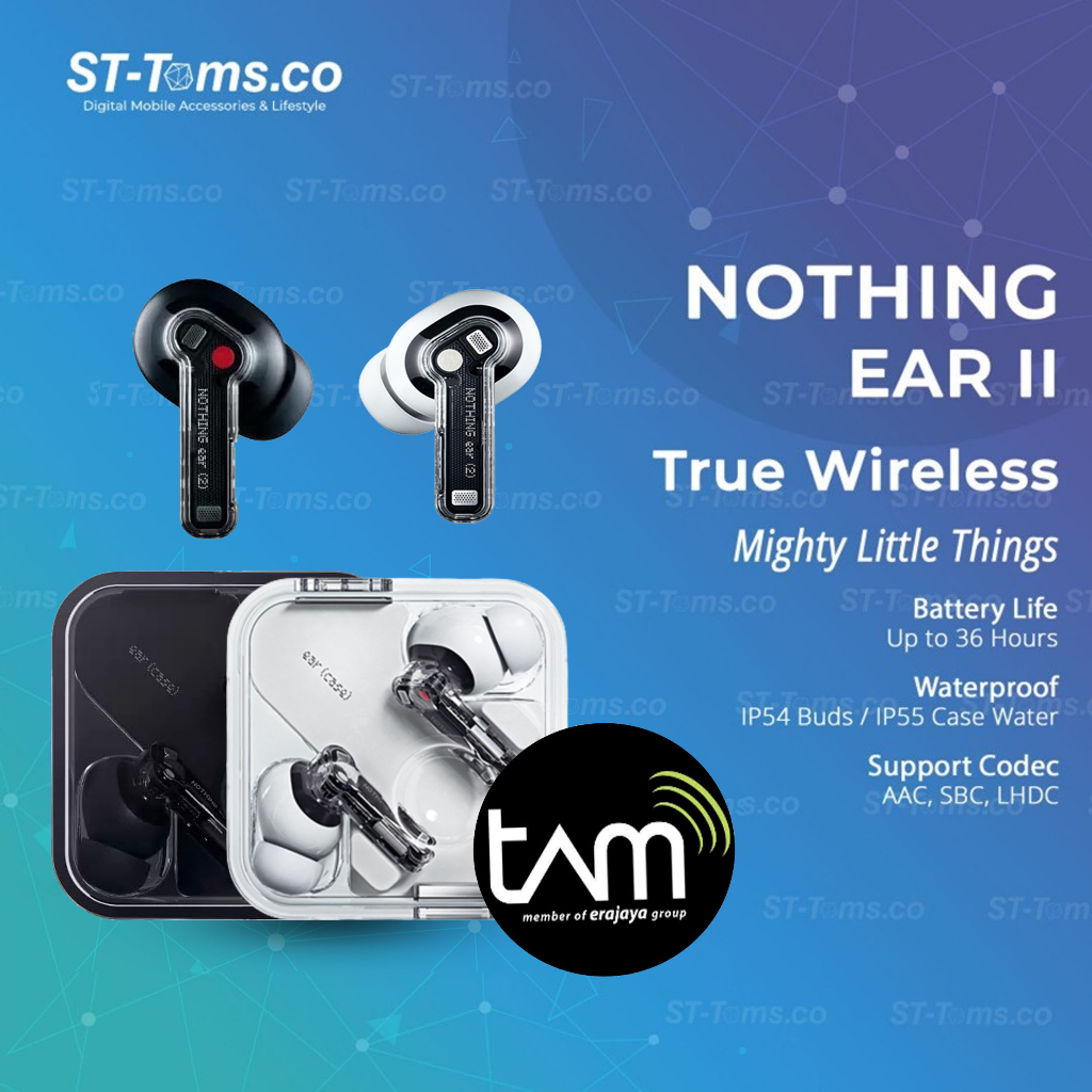 Jual Nothing Ear 2 True Wireless TWS in-Ear Earphones With ANC | Shopee ...