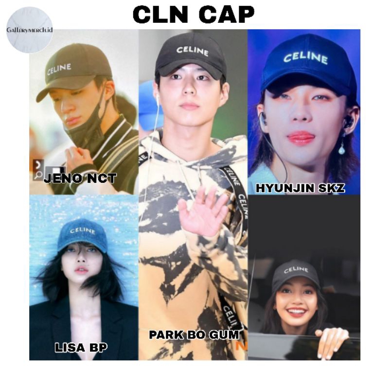 Jual [READY STOCK] CLN BASEBALL CAP (LISA BP, JENO NCT, HYUNJIN SKZ ...