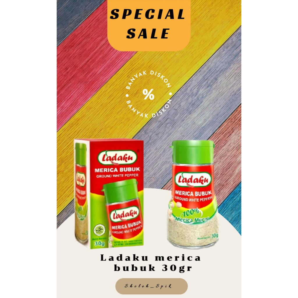 Jual Ladaku merica bubuk botol 30gr | Shopee Indonesia