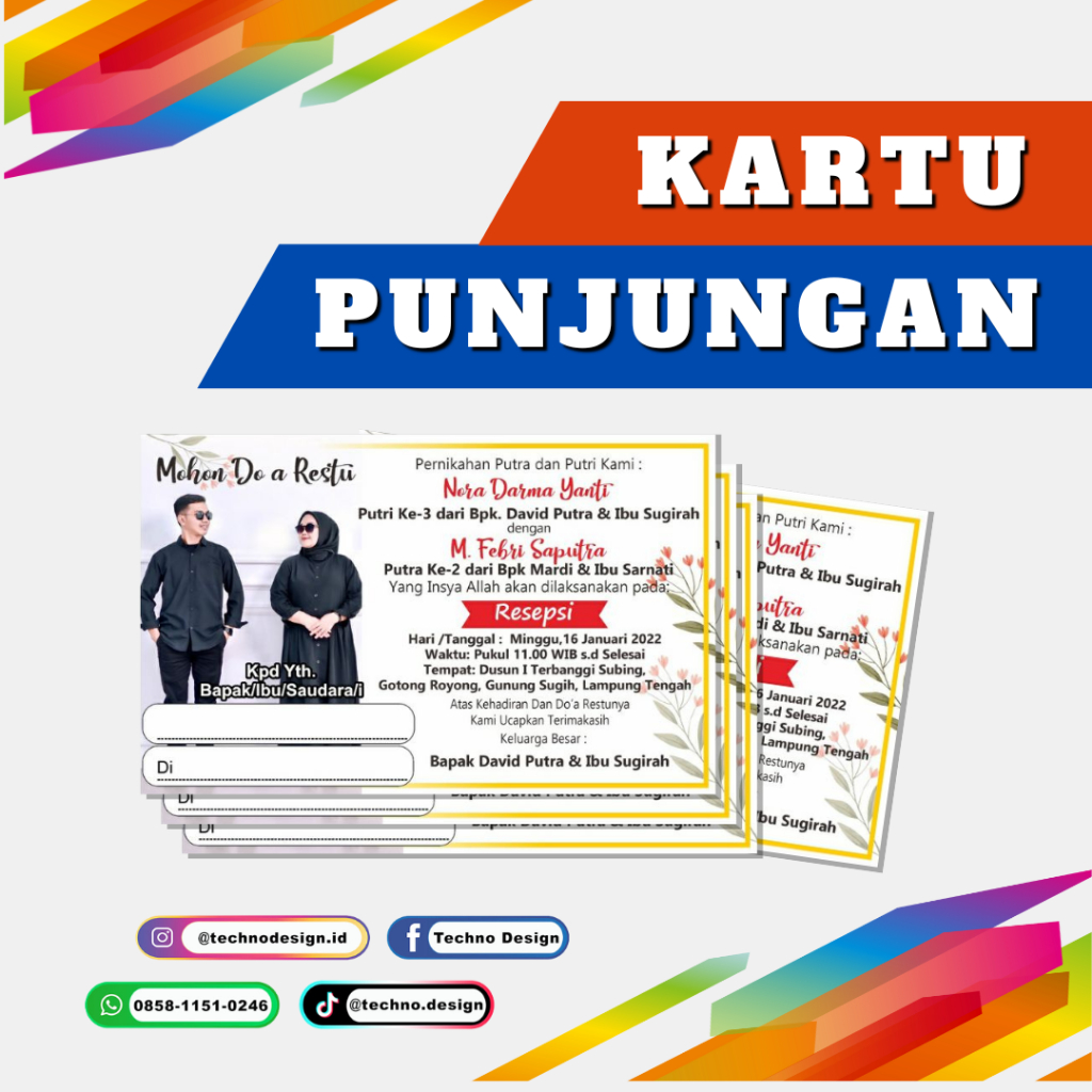 Jual KARTU PUNJUNGAN/KARTU AQIQAH/KARTU 1000 HARI | Shopee Indonesia