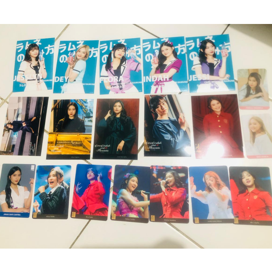 Jual OFFICIAL PHOTOCARD PHOTOPACK JKT48 DARASHINAI RAMUNE KICK OFF FREYA FLORA ASHEL ADEL ...